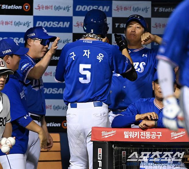 로하스→피렐라 김재환→구자욱 잠실 홈런 대결삼성 두산 잡고 2연패 탈출 잠실 리뷰