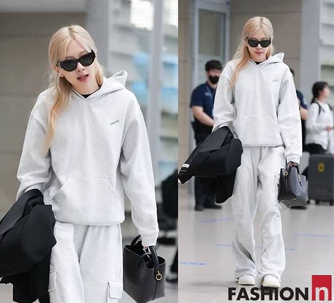 블랙핑크 로제 출국길은 파리지앵 프렌치룩 입국길은 스웻슈트 패션엔