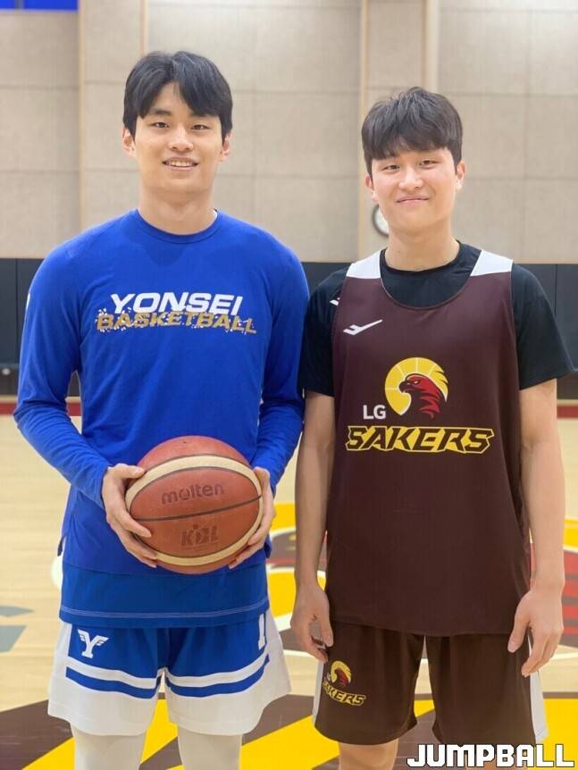 아직 믿기지 않는 양준석과 유기상의 재회