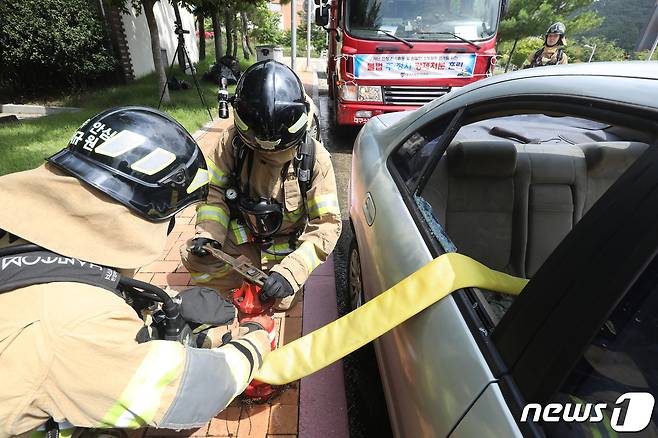 소화전 인근 불법주정차 신고 해마다 급증광주 9월까지 1만건 넘어