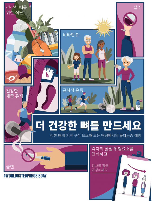 골다공증 예방하려면 청년은 골량 늘리고 노년은 골 손실 막고