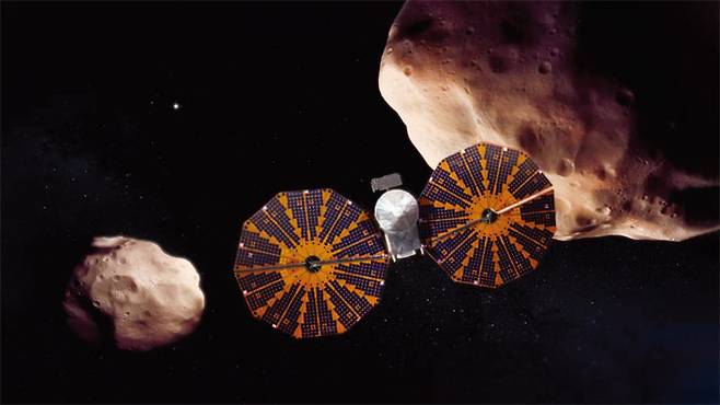 Nasa 소행성 탐사선 루시 태양계 ‘메인벨트 쌍소행성 깜짝 발견