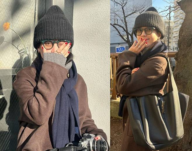 한효주 다시 봐도 멋져” 코트 머플러로 완성한 모던 클래식 패션 스타와 패션