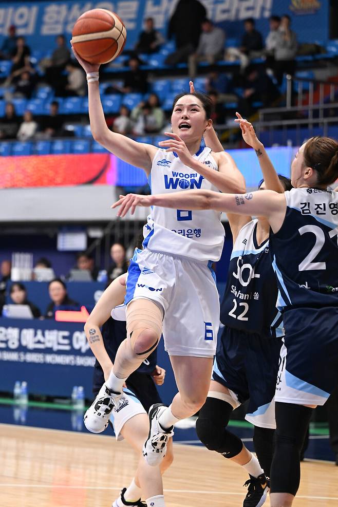 기록 ‘데뷔 10주년 우리은행 최이샘 Wkbl 역대 51호 1000리바운드 달성