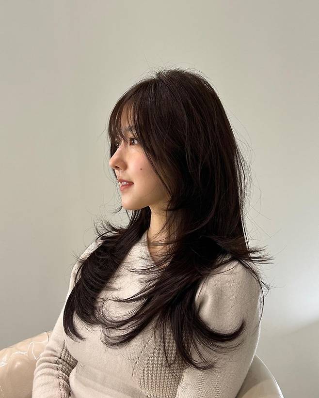 이혜성 아나 앞머리 내리니 딴 모습 더 청순 레이어드컷 니트 데일리룩 패션엔