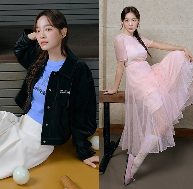 김세정 심쿵 봄 스타일 봄을 부르는 로맨틱 발레코어 페미닌룩 패션엔