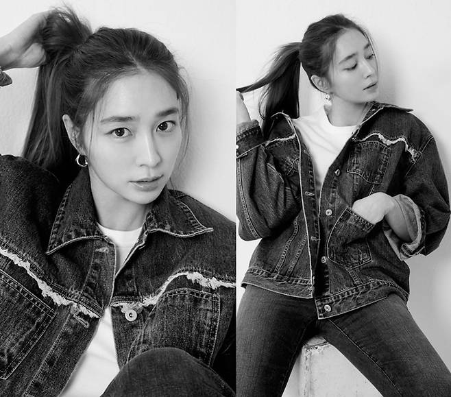이민정 출산 2개월 되찾은 몸매 리즈 시절 같은 데님 핏 청청패션 패션엔