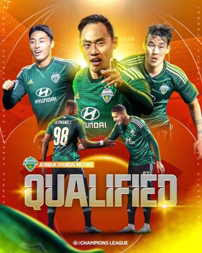 [ACL 리뷰] '우중혈투' 전북, 정태욱 동점골로 포항과 1-1 무...합계 3-1 '8강 진출 성공'