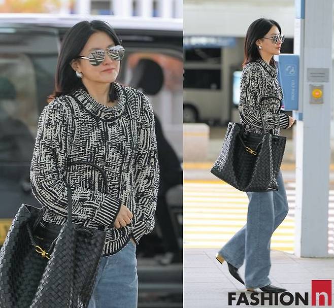 이영애 비주얼도 패션도 명품 자태 꾸안꾸 올드머니룩 밀라노 출국 패션엔
