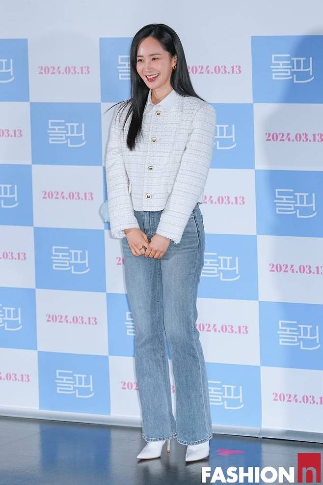 소녀시대 유리 첫 단독 주연 설레는 봄 심쿵 트위드 시사회룩 패션엔