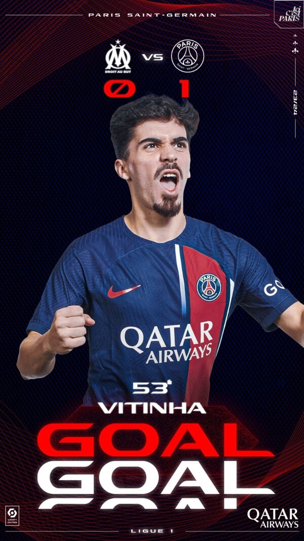 Ligue1review 이강인 교체 출전비티냐 선제골하무스 쐐기골psg 수적 열세 딛고 마르세유에 2 0 승