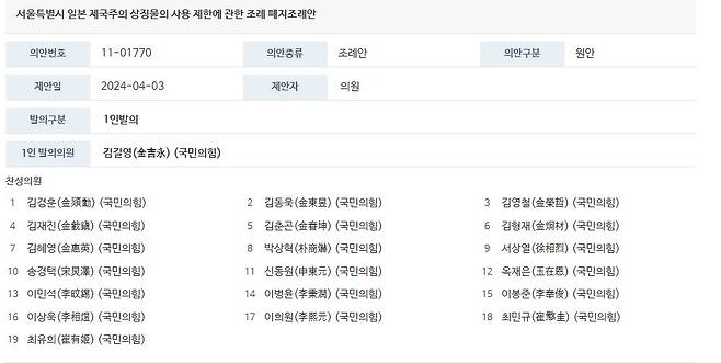 국힘 시의원들은 왜 굳이 욱일기 게시를 허용하려 했을까 김종성의 히 스토리