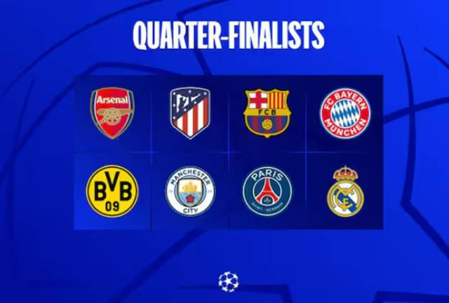 모든 경기가 결승전 별들의 전쟁 Uefa 챔피언스리그 8강전 시작→10일 아스널 바이에른 레알 맨시티 大격돌
