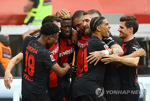 레버쿠젠 첫 1부리그 우승 만든 결승골 주인공 부상딛고 돌아온 주전 공격수