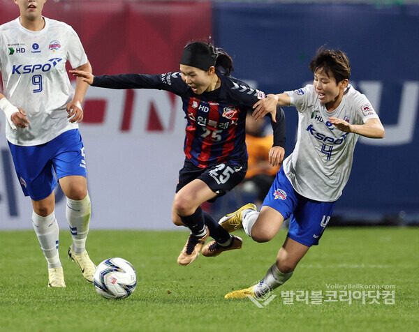 Wk리그 수원fc위민 서예진 드리볼 공격