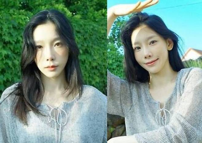 태연 청순 그자체 미모 내추럴한 웨이브 펌 데일리 헤어스타일링 뷰티는 내운명