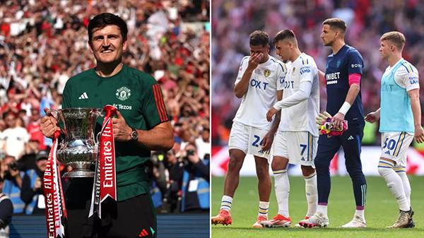 더비 라이벌 EPL 승격 실패 SNS로 조롱한 매과이어...패배 장면 담긴 TV 이미지 + "모두 환상적인 일요일 보내길 바라"