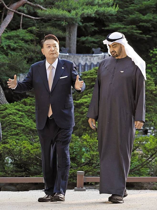 호위 비행·창덕궁 산책 첫 방한 Uae 대통령 ‘최고 예우