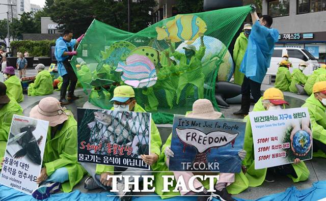 세계 해양의 날바다 착취·파괴 반대하는 시민단체 Tf사진관
