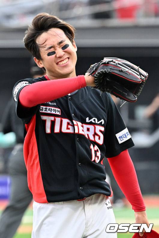 김도영 실책에도 끄떡없다…윤영철 미친 위기관리능력, 5이닝 KKKKK 비자책 ‘6승 요건’ [오!쎈 수원]