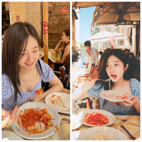 이혜성 파스타 맛집 인증샷” 공개 이탈리아의 여유로움 담은 순간”