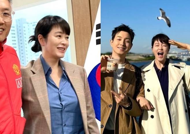 김혜수 9살 연하 정성일과 커플 케미 고급스럽고 지적인 로우 번 헤어스타일 뷰티는 내운명