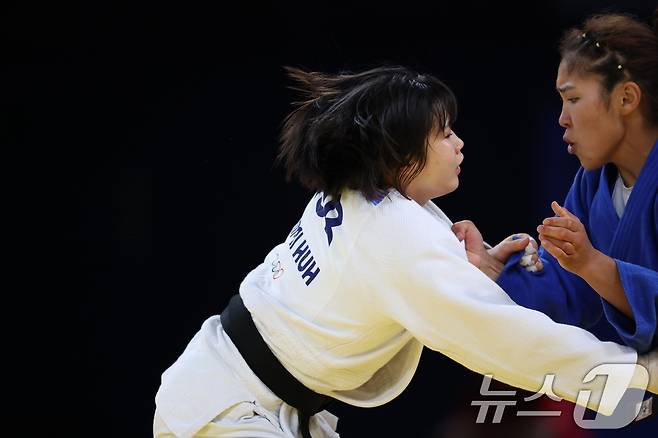 허미미 천적 꺾고 57㎏급 4강 진출유도 첫 메달 도전 올림픽