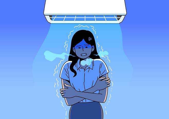 에어컨 쐬다가 폐렴 걸려냉방병에 숨은 이 균 한 장으로 보는 건강