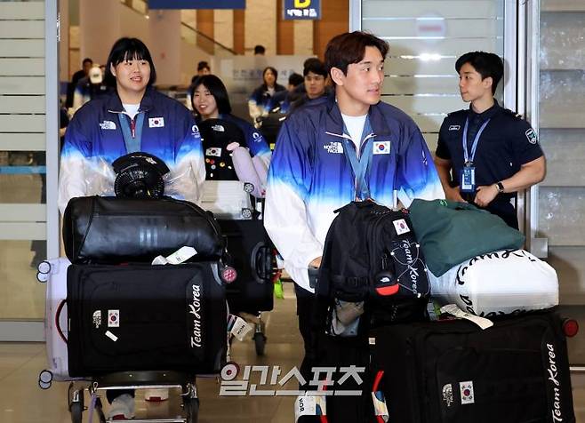 포토 한국 유도대표팀 파리올림픽 최고성적으로 마무리