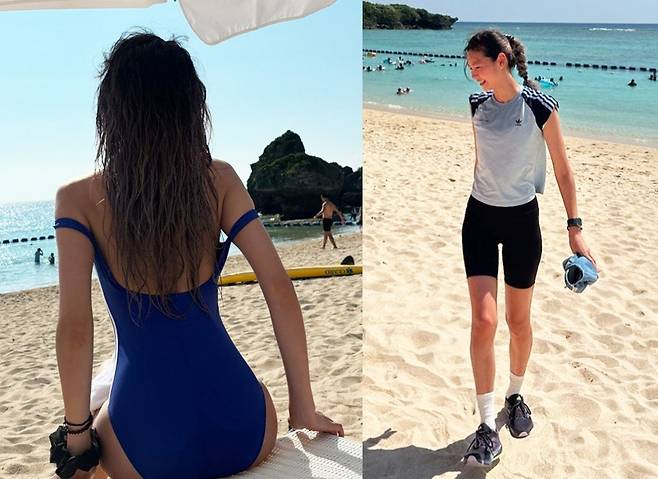 정호연 지금껏 황금골반 숨겨뒀나 수영복 입고 반전 S라인 뽐내 깜짝 스타와 패션