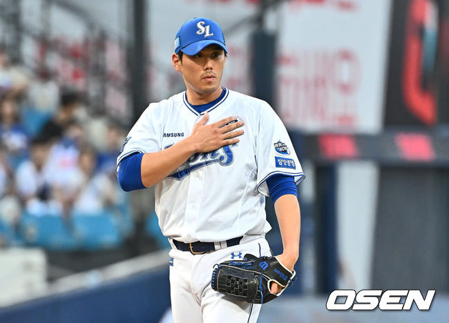 9g 7세이브 김재윤 끝판왕 오승환 공백 덜어냈다era 193 특급 마무리 복귀