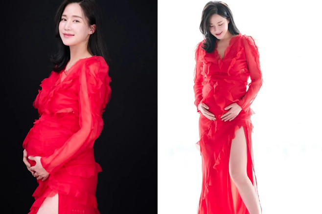 결혼♥4년만에 드디어 임신한 40세 여배우예뻐서 난리난 만삭화보 어썸클
