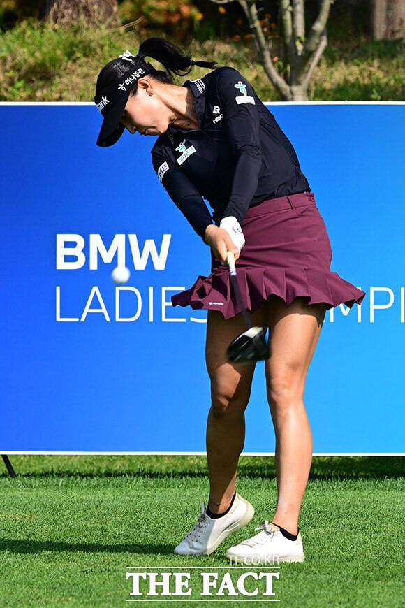 국내 유일 LPGA투어 'BMW 레이디스 챔피언십' 첫날 현장을 가보니 [박순규의 현장]
