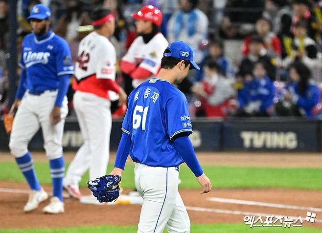 하루 2패 박진만 감독 1승1패 목표였는데1차전 패배가 영향 미친 듯 Ks2