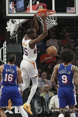 Nba 듀란트 클러치 원맨쇼 피닉스 조지 데뷔한 필라델피아 제압 5일 결과 종합