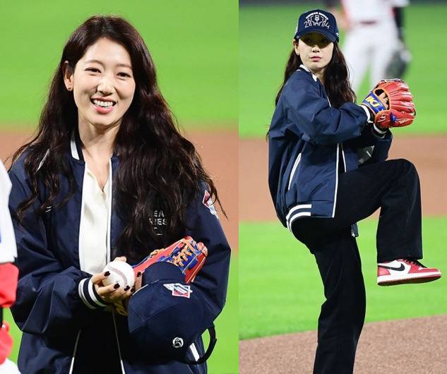 박신혜 지옥에서 온 판사님 시구장에선 순수한 천사 비주얼로 팬심 저격 뷰티는 내운명