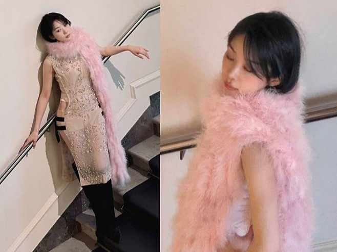 이청아 숨겨왔던 시스루 여신 매력 밀라노에서 빛난 팔색조 자태 스타와 라이프