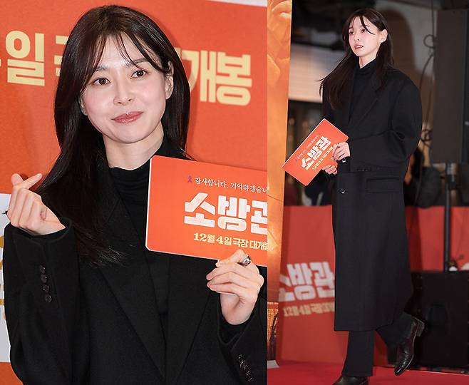 권나라 사과 먹고 8kg 빼더니 코트가 헐렁 172cm 돋보인 올블랙 첼시 부츠룩 뷰티는 내운명