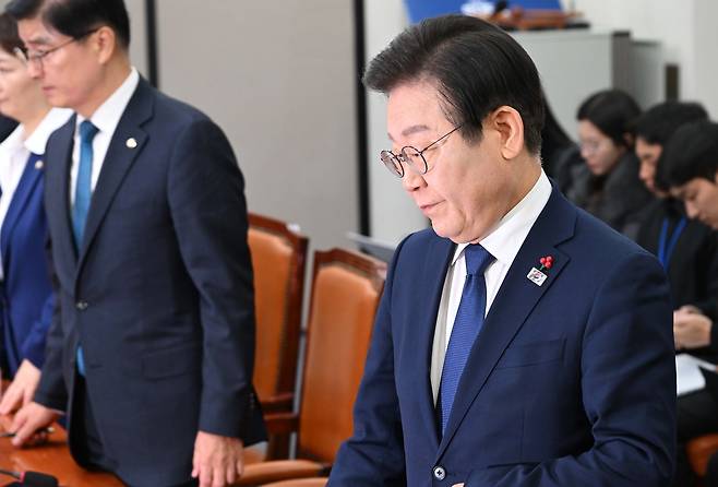 ‘특별성명 발표하는 이재명 대표 이상섭의 포토가게