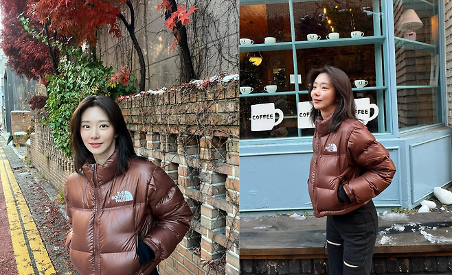 텐트밖은유럽 이주빈 30만원대 크롭 숏패딩 입고 패완얼의 정석 라이프업