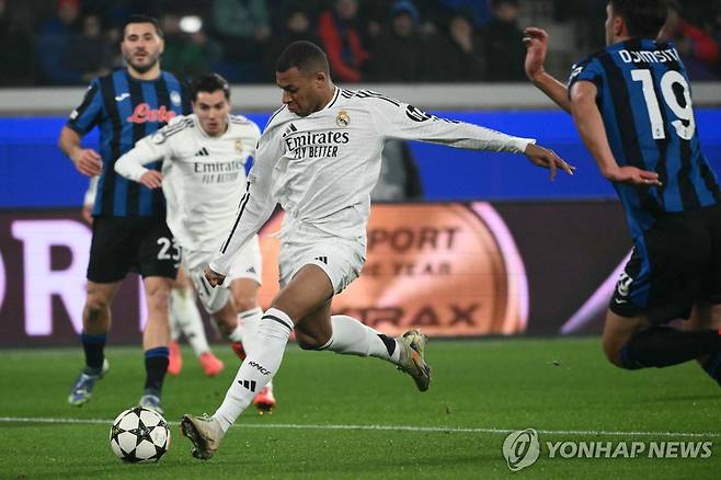 음바페 Ucl 50호골 쾅r마드리드 아탈란타에 3 2 승리
