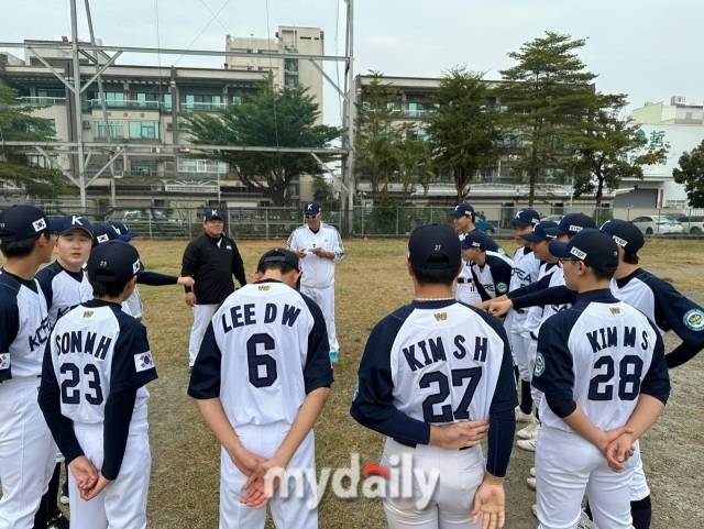 최정예 멤버 소집 대한유소년야구연맹 주니어대표팀 김덕환 감독 김세훈 내야 키포인트공 하나하나 최선을 다했으면 Md타이난
