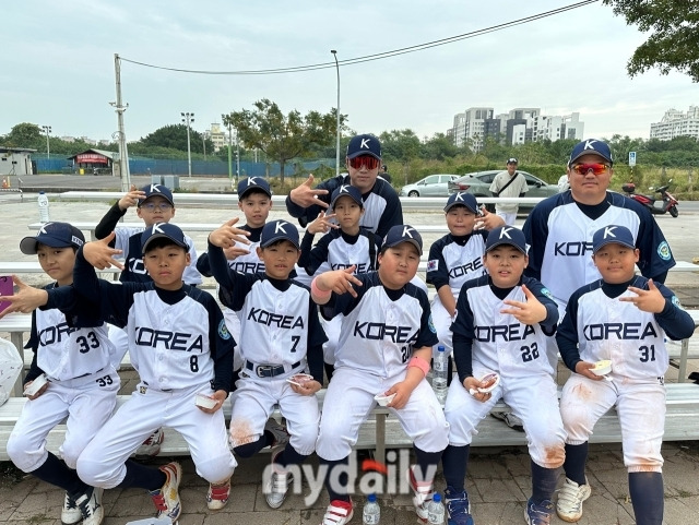 5승 1패 대만 압도한 대한유소년야구연맹 대표팀이상근 회장 이기든 지든 얻어가는 게 많았으면 Md타이난