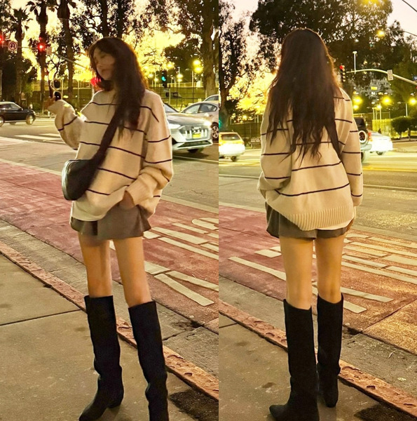 이지아 뒤태만 보면 20대 완벽한 11자 다리와 보디라인으로 시선 올킬 스타와 라이프