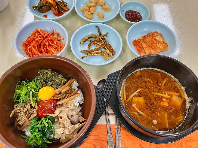 영월 고씨동굴 맛집 민속촌가든산채돌솥비빔밥 막국수 칡국수 피싱트립and태클