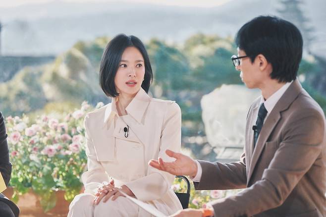송혜교 유퀴즈로 23년만에 토크쇼루머로 마음고생 솔직 심경까지