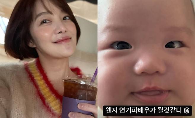 황보라 아들→김윤지 딸 시父 김용건·이상해 너무 닮아 주변도 인정 엑s 이슈