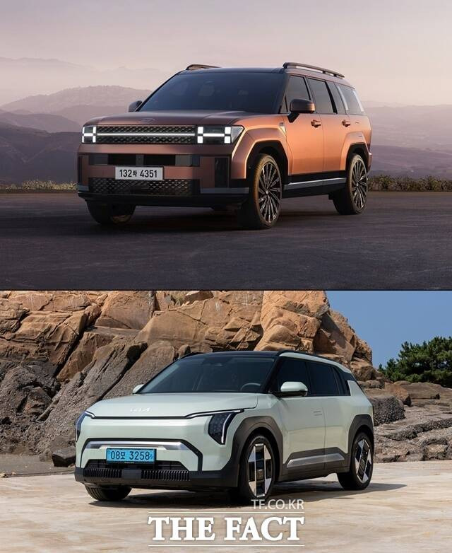현대차 싼타페·기아 Ev3 2025 세계 여성 올해의 차 수상