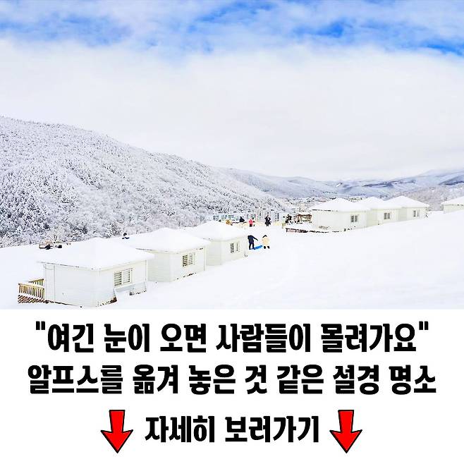 유명한 곳은 여기 다 모였네 겨울에 더 인기 많은 여행지 여행을말하다