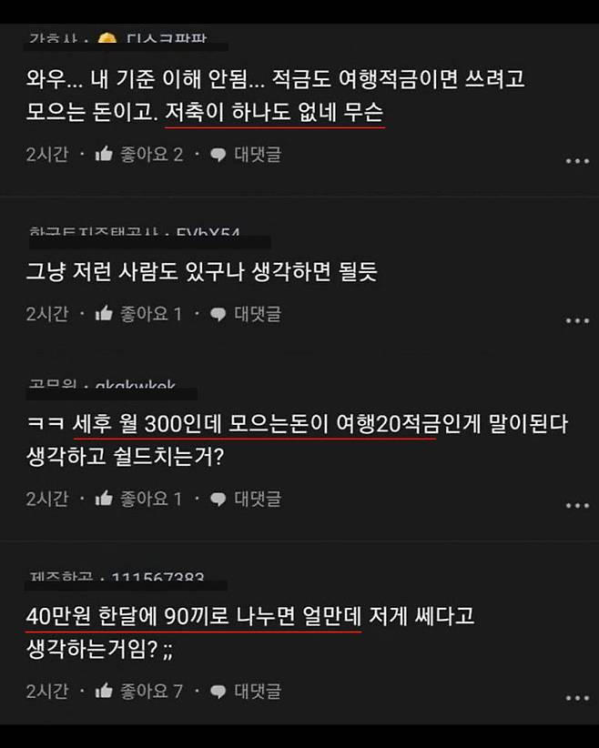300 버는 여자 소비내역 과소비 지식한스푼